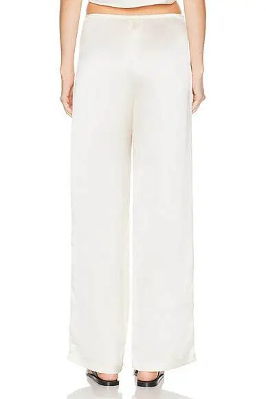 LESET Barb Wide Leg Pant - Creme