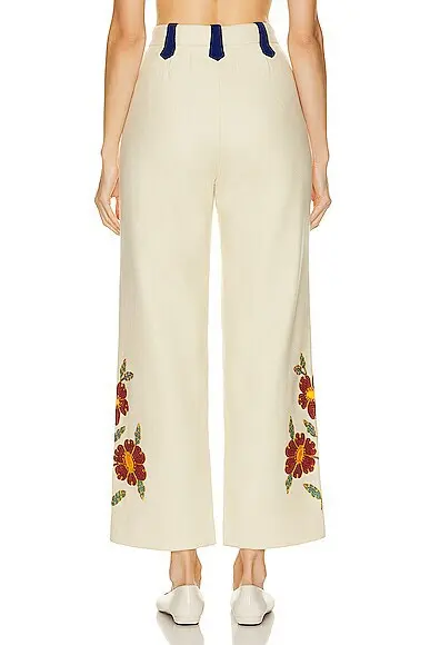 BODE Grandiflora Wool Trousers