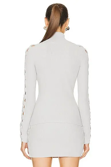 Alaïa Long Sleeve Turtleneck Top