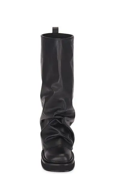 Attico Robin Combat Boots - Black