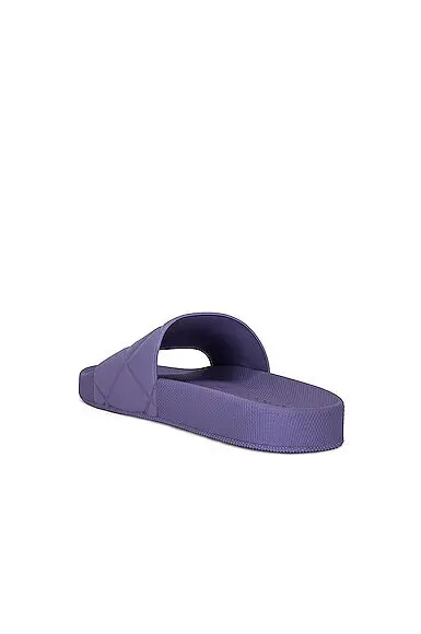 Bottega Veneta Rubber Slides - Lavender