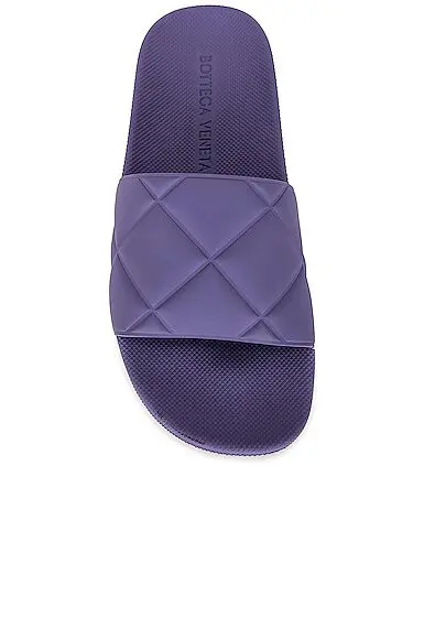 Bottega Veneta Rubber Slides - Lavender