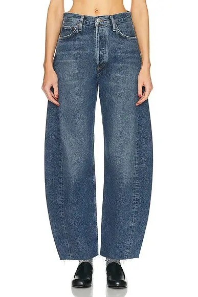 AGOLDE Luna Pieced Wide-leg Jeans - Control