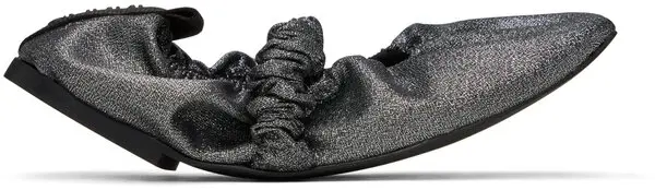 GANNI Scrunchie Ballerina Flats
