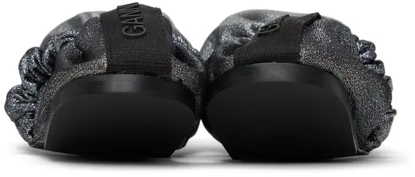 GANNI Scrunchie Ballerina Flats