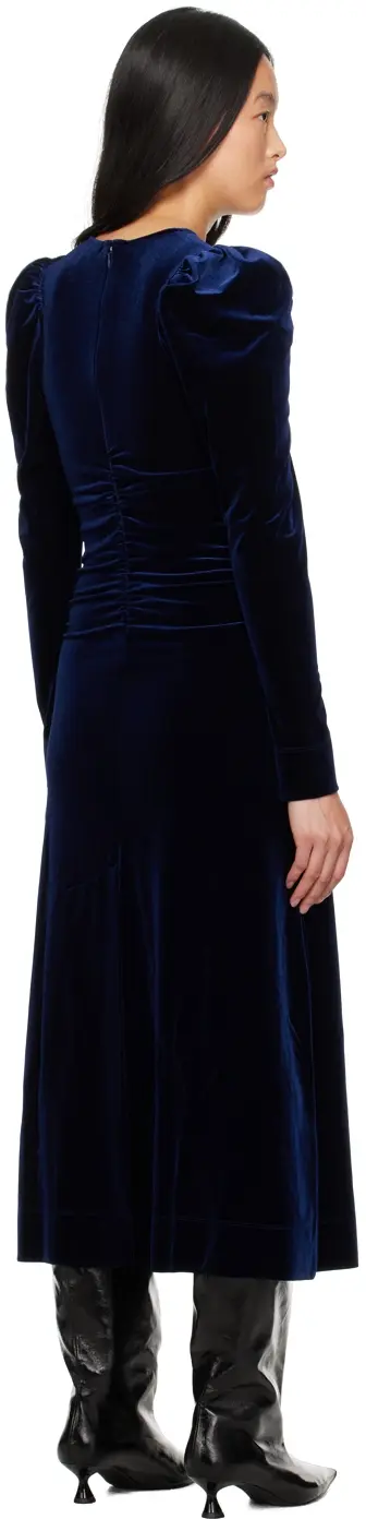 GANNI Gathered Maxi Dress