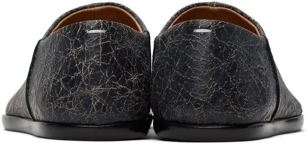 MAISON MARGIELA Black Tabi Babouches Loafers