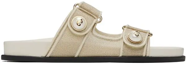 JIMMY CHOO Fayence Flat Sandals