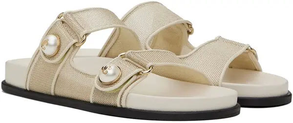 JIMMY CHOO Fayence Flat Sandals