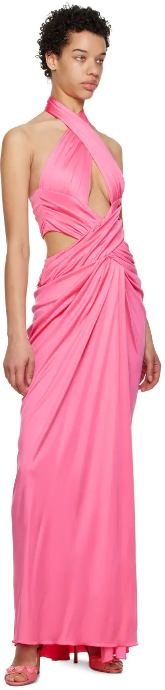Moschino Draped Maxi Dress