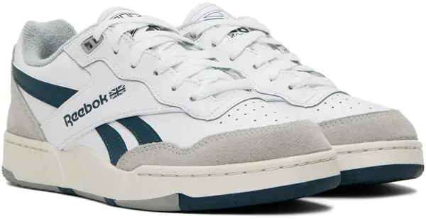 REEBOK White & Navy Bb 4000 Ii Sneakers