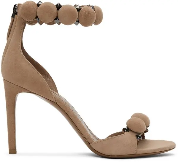 Alaïa Suede Bombe Sandals