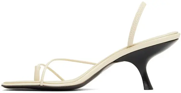 THE ROW Rai Kitten Heel Sandals