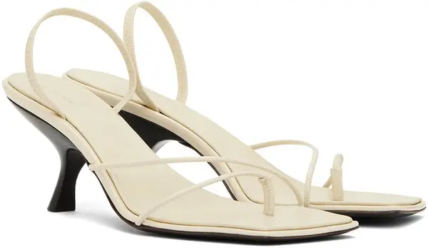 THE ROW Rai Kitten Heel Sandals