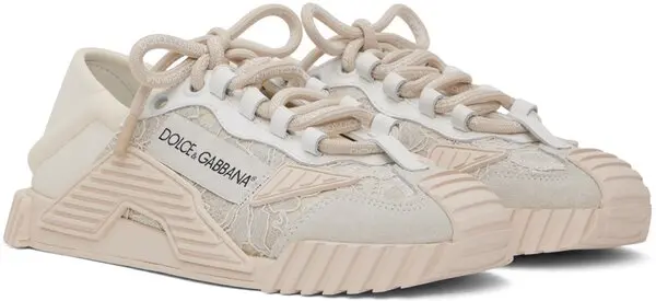 Dolce & Gabbana Beige Ns1 Sneakers