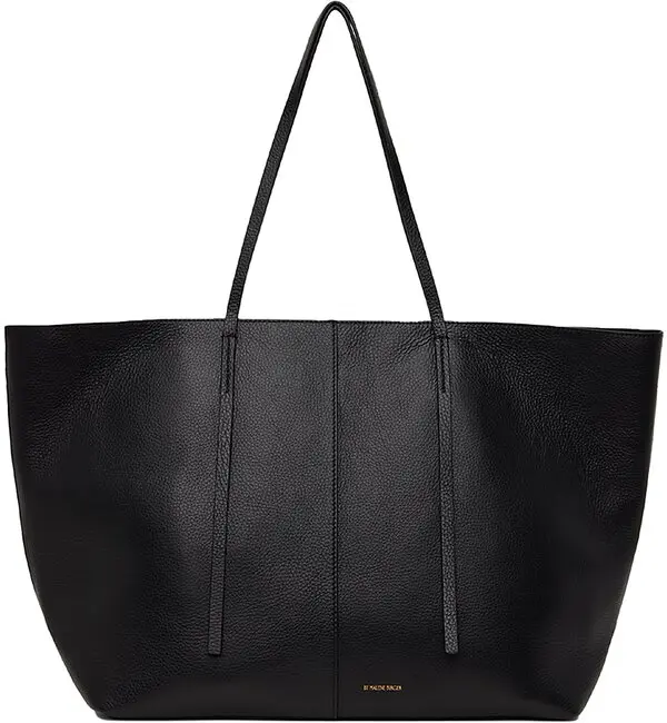BY MALENE BIRGER Grained Leather Tote