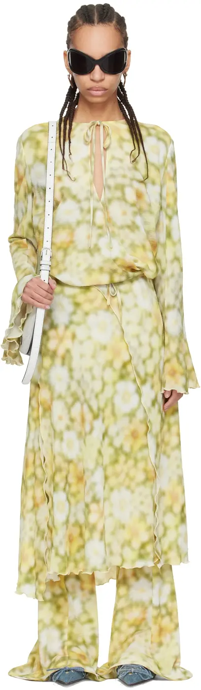 Acne Studios Wrap Midi Dress