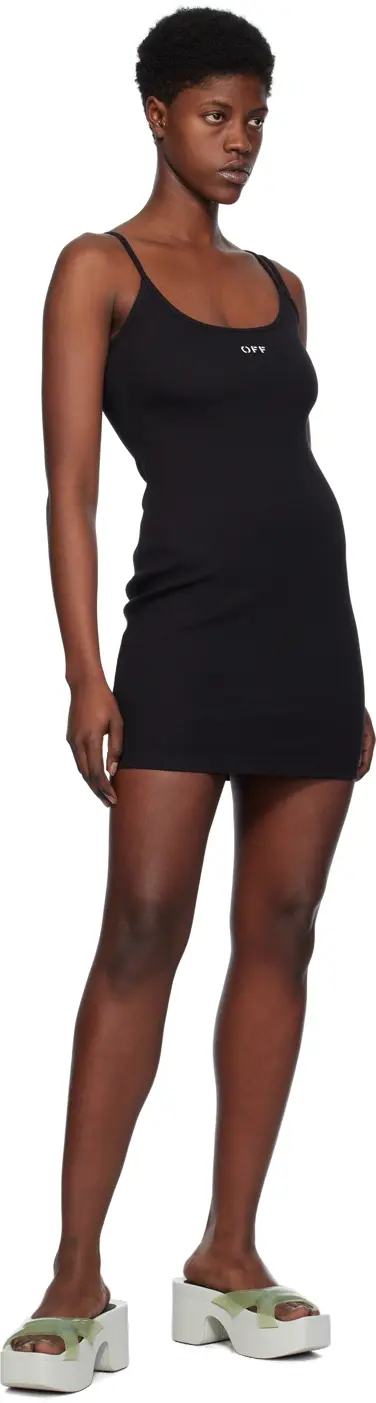 Off-White Off Stamp Basic Minidress