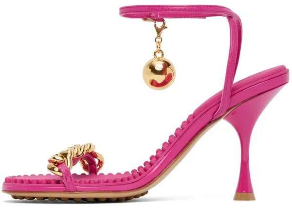 Bottega Veneta Dot Heeled Sandals