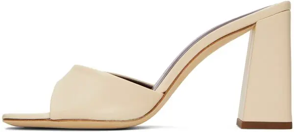 Staud Off-white Sloane Heels
