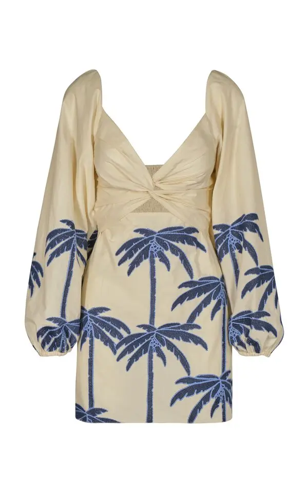 Johanna Ortiz The Power Of The Sea Mini Dress - Ivory