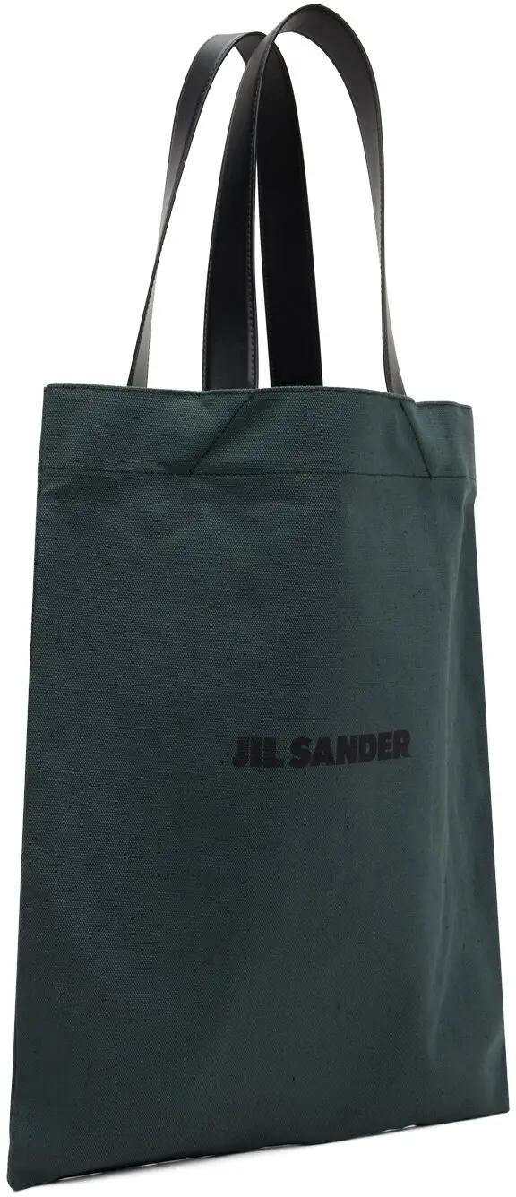 JIL SANDER Blue Medium Book Tote