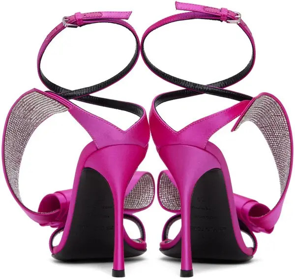 AREA Sergio Rossi Edition Marquise Heeled Sandals
