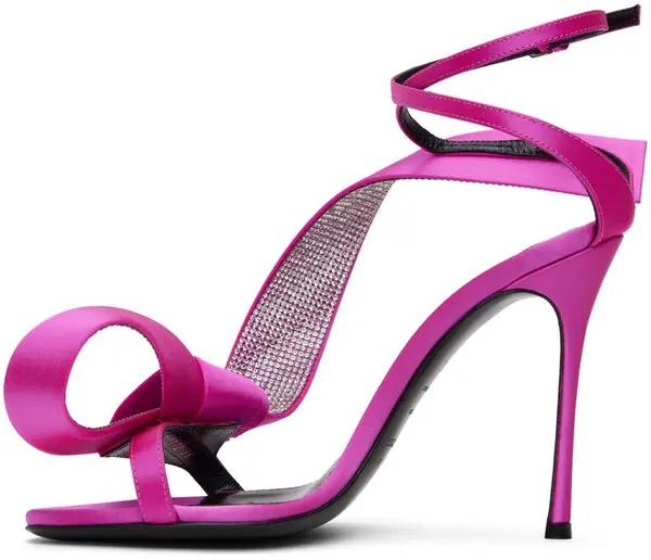 AREA Sergio Rossi Edition Marquise Heeled Sandals
