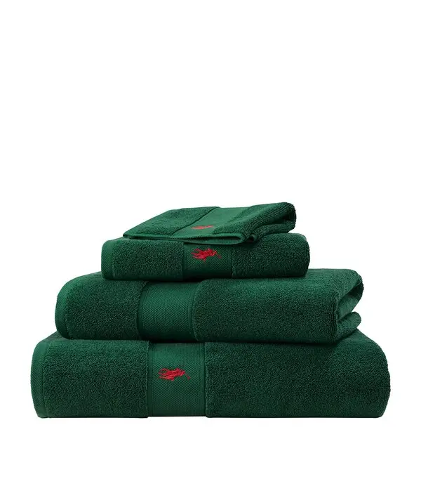 Ralph Lauren Polo Player Bath Towel - Green