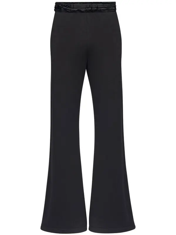 MAISON MARGIELA Ruffled-waist Flared Trousers