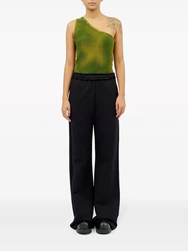 MAISON MARGIELA Ruffled-waist Flared Trousers