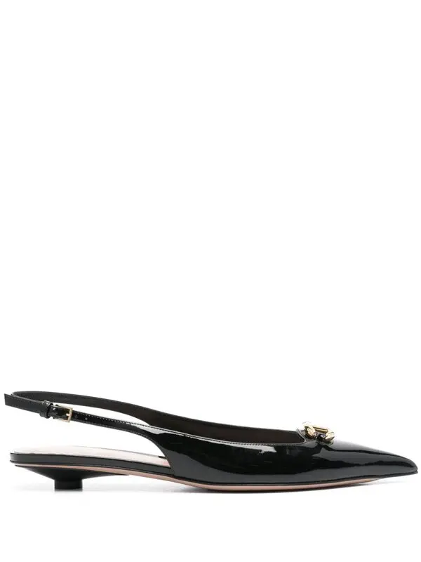 Valentino Garavani Vlogo Ballerina - Black