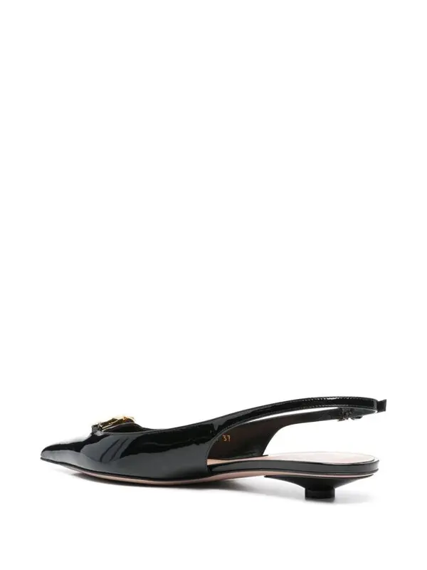 Valentino Garavani Vlogo Ballerina - Black