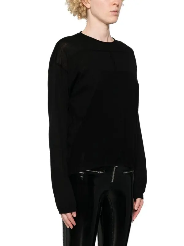 Rick Owens Seam-detail Wool Jumper