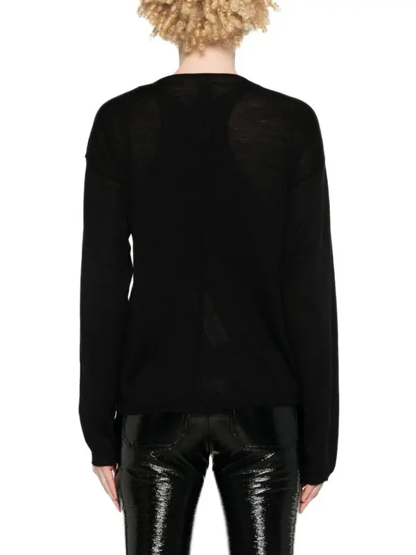 Rick Owens Seam-detail Wool Jumper