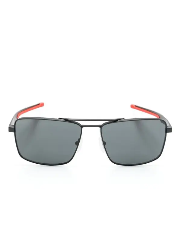 SCUDERIA FERRARI Logo-plaque Sunglasses - Black