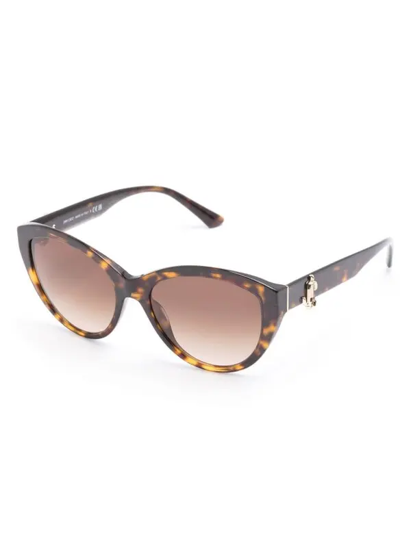 JIMMY CHOO Cat-eye Sunglasses - Brown