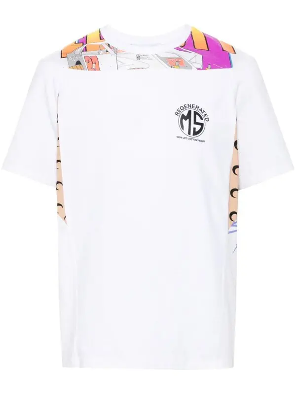 MARINE SERRE Regenerated Graphic T-shirt - White