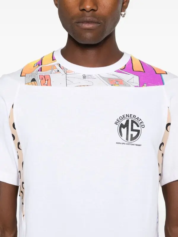 MARINE SERRE Regenerated Graphic T-shirt - White
