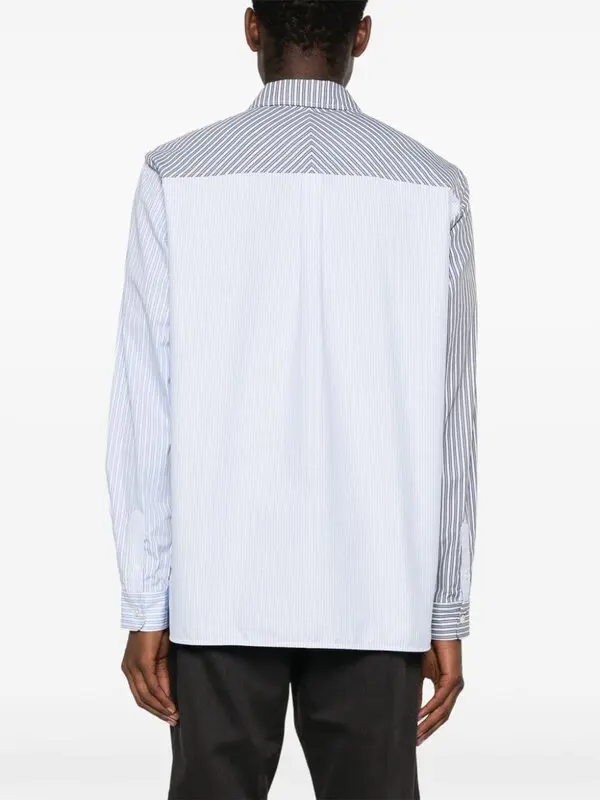 A.p.c. Patchwork Striped Shirt