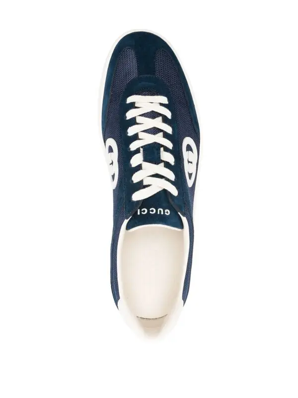 Gucci Interlocking G Mesh Sneakers - Blue