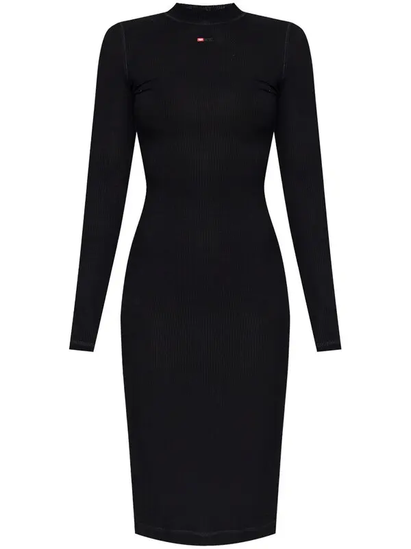 DIESEL® D-mokky-ls-microdiv Midi Dress