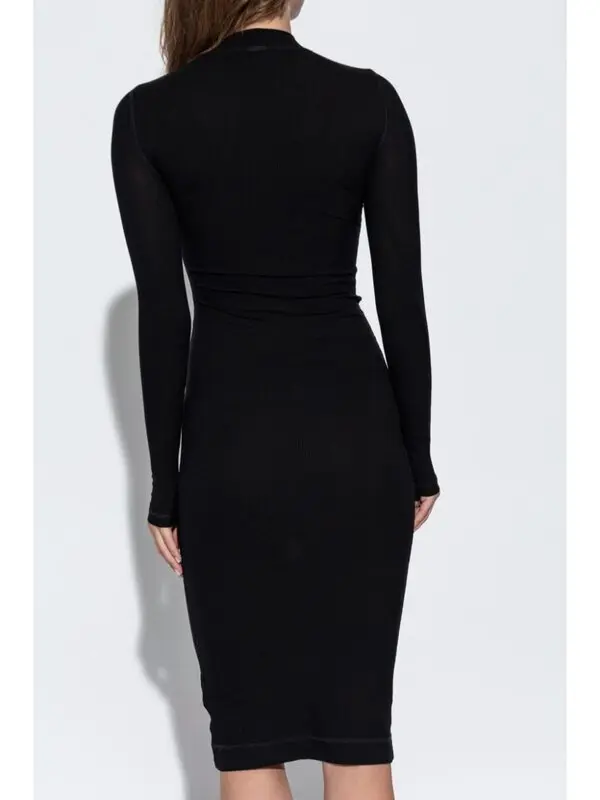 DIESEL® D-mokky-ls-microdiv Midi Dress