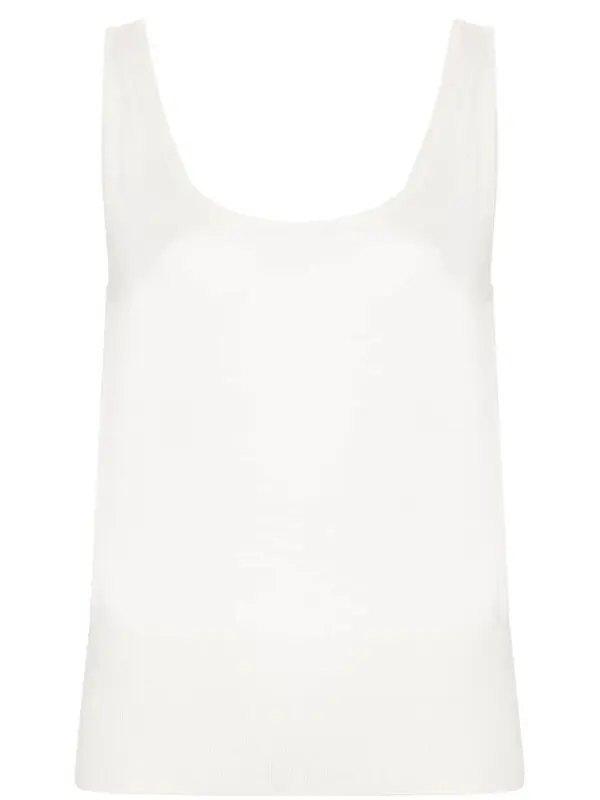 Eleventy Ribbed-knit Tank Top