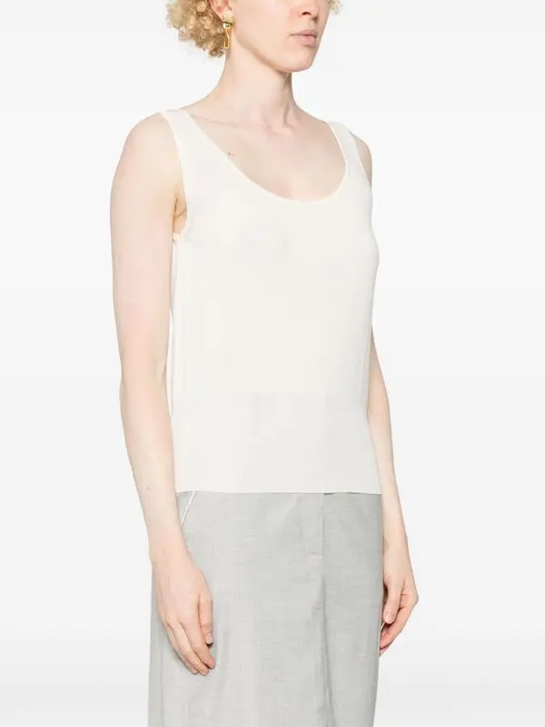 Eleventy Ribbed-knit Tank Top