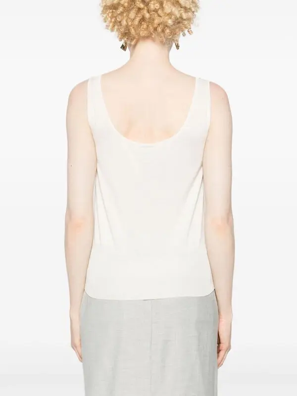 Eleventy Ribbed-knit Tank Top
