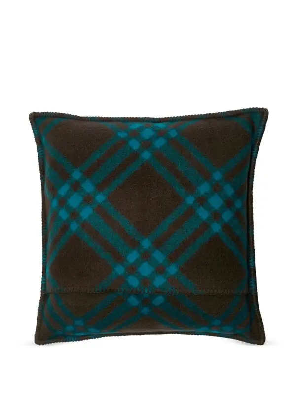 Burberry Check Wool Cushion