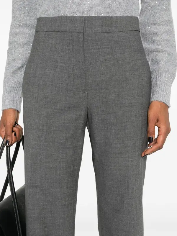 Fabiana Filippi Pressed Crease Straight-leg Trousers