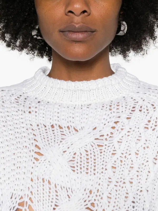 Ermanno Scervino Lace-detail Jumper