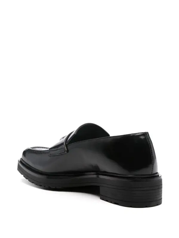 Patrizia Pepe Fly-plaque Leather Loafers